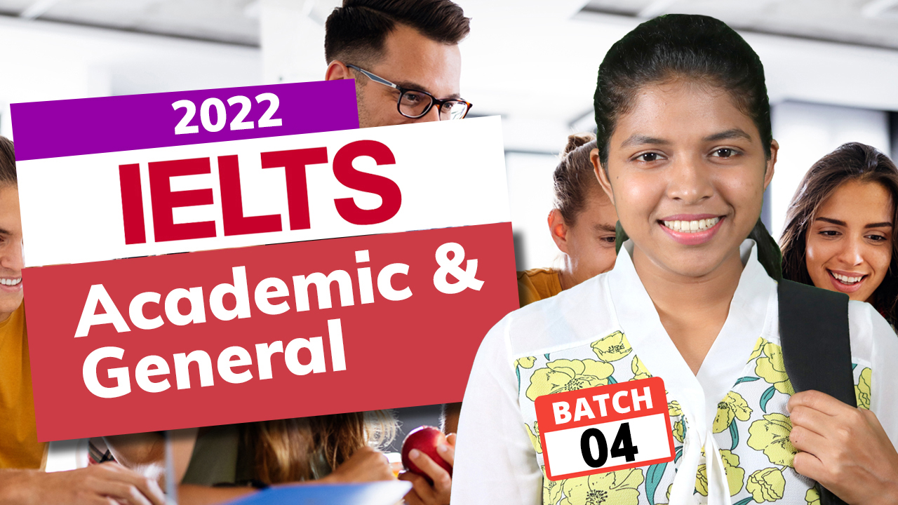 IELTS : Academic & General Training : Batch 04 | The Premier Online ...