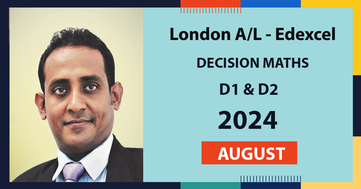 2024 / DECISION MATHS / D1 & D2 : August (Pasan Mandara) | The Premier ...